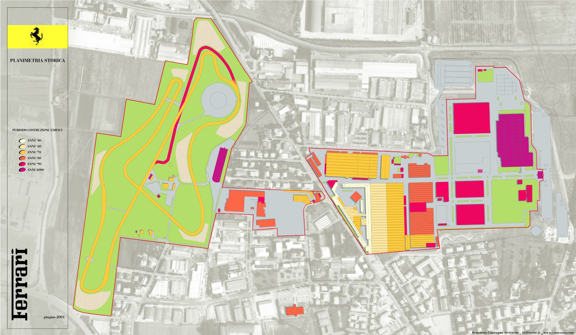 Masterplan and research center Ferrari | Benedetto Camerana